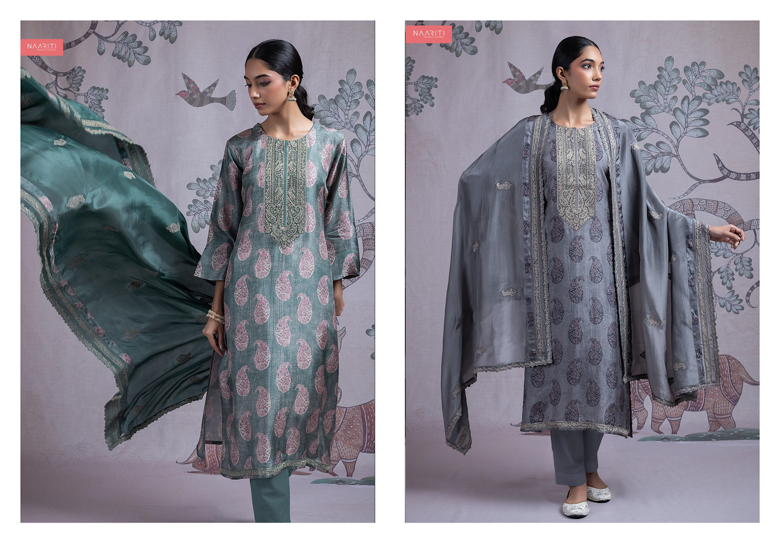 Sanaaz Naariti Silk Pant Style Suits Wholesale Price – Kavya Style Plus