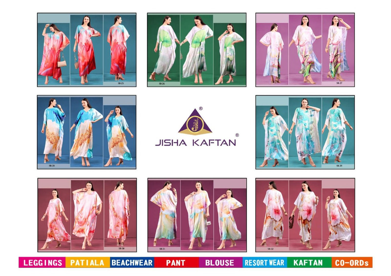 Satin Breeze Vol 4 Jisha Jelite Japan Kaftans Supplier – Kavya Style Plus