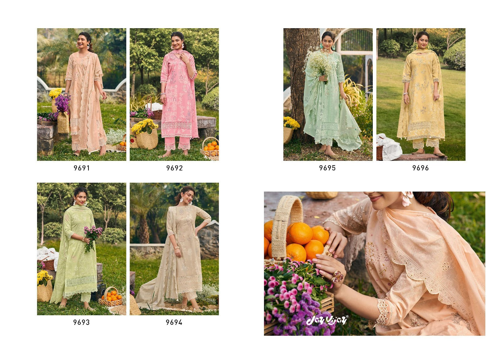 Shaam Jay Vijay Cotton Pant Style Suits Supplier – Kavya Style Plus