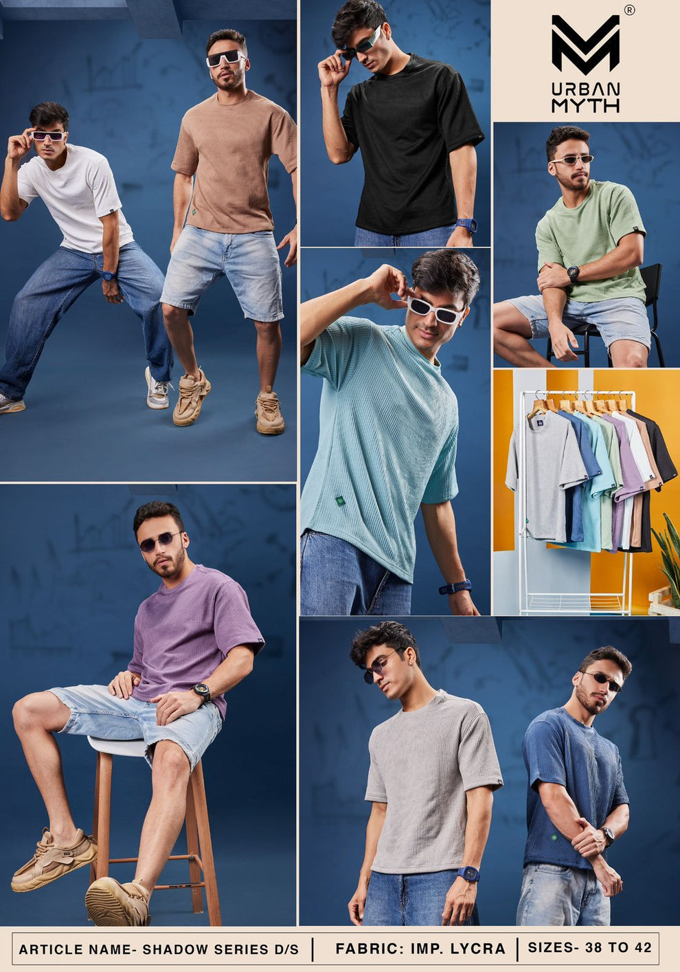 Shadow Series Urban Myth Imported Mens Tshirts Wholesale Price – Kavya ...