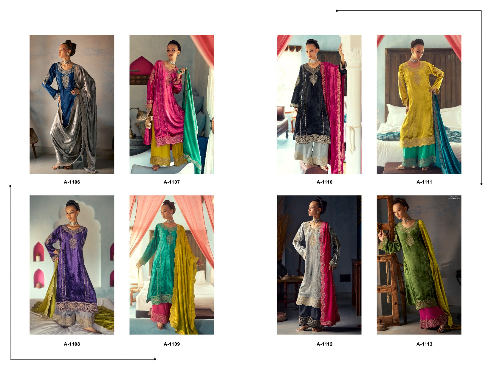 Shahen Shah Aiqa Velvet Suits Wholesale Price – Kavya Style Plus