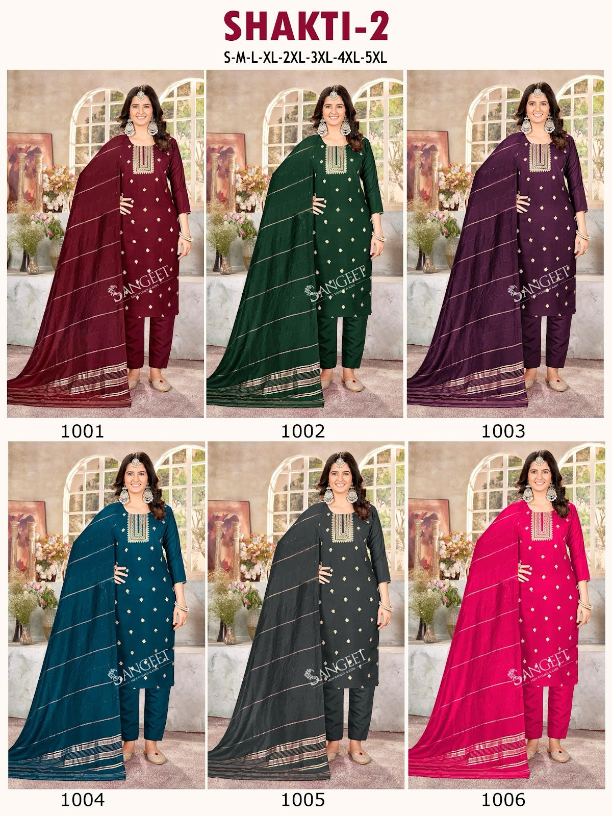 Shakti 2 Sangeet Roman Silk Readymade Pant Style Suits Supplier Gujara ...