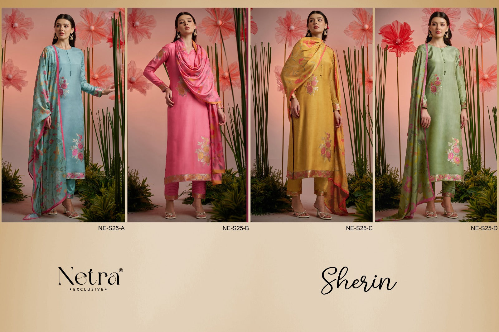Sherin Netra Modal Pant Style Suits Exporter – Kavya Style Plus