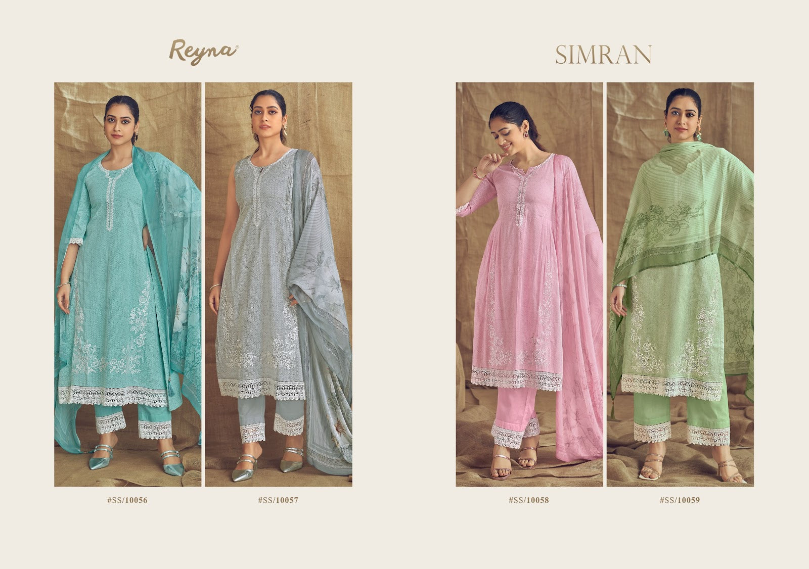Simran Reyna Cotton Pant Style Suits – Kavya Style Plus