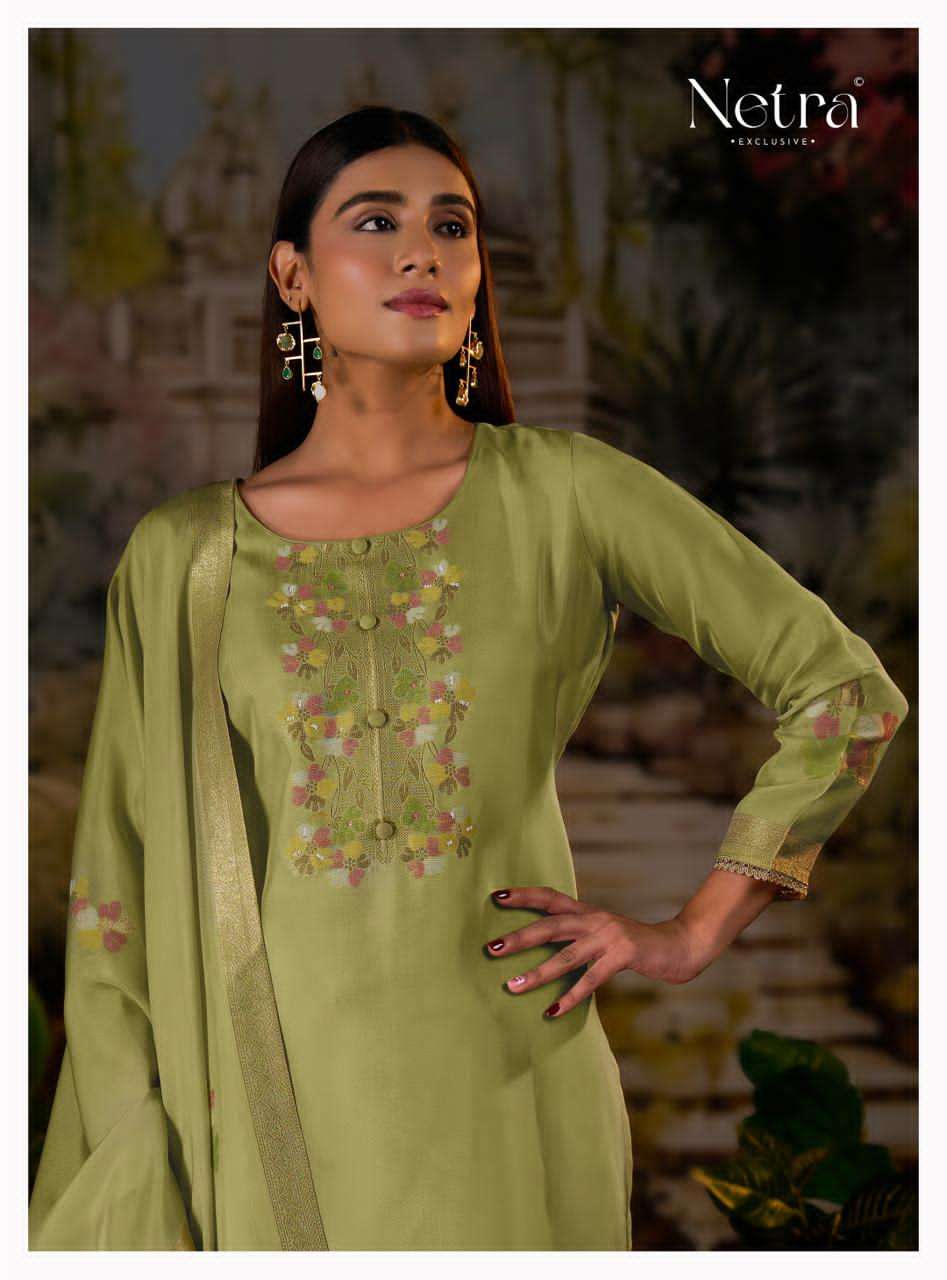 Sohvika Netra Premium Viscose Pant Style Suits Exporter – Kavya Style Plus