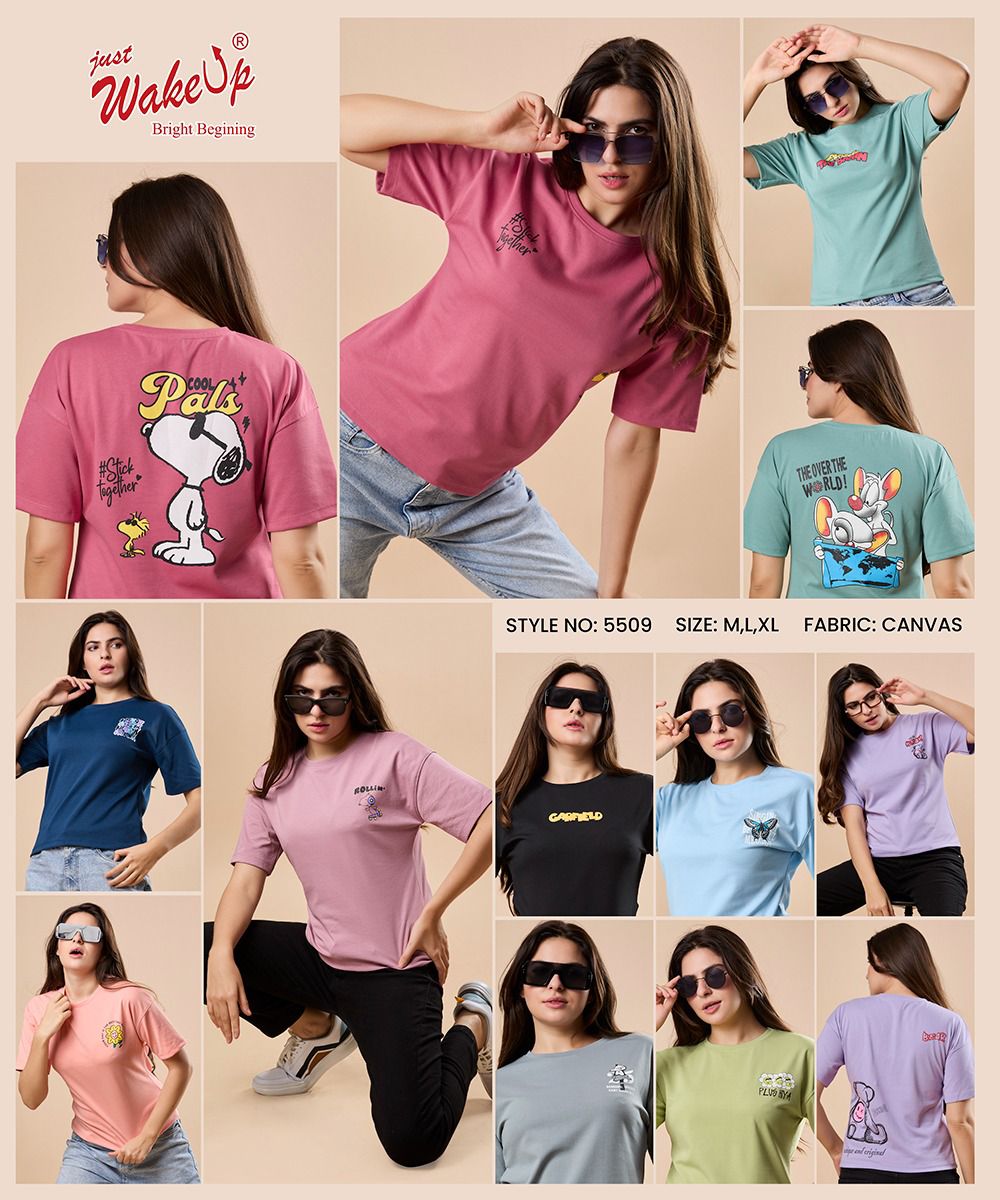 Style No 5509 Wakeup Canvas Fancy Tops Wholesale Price – Kavya Style Plus