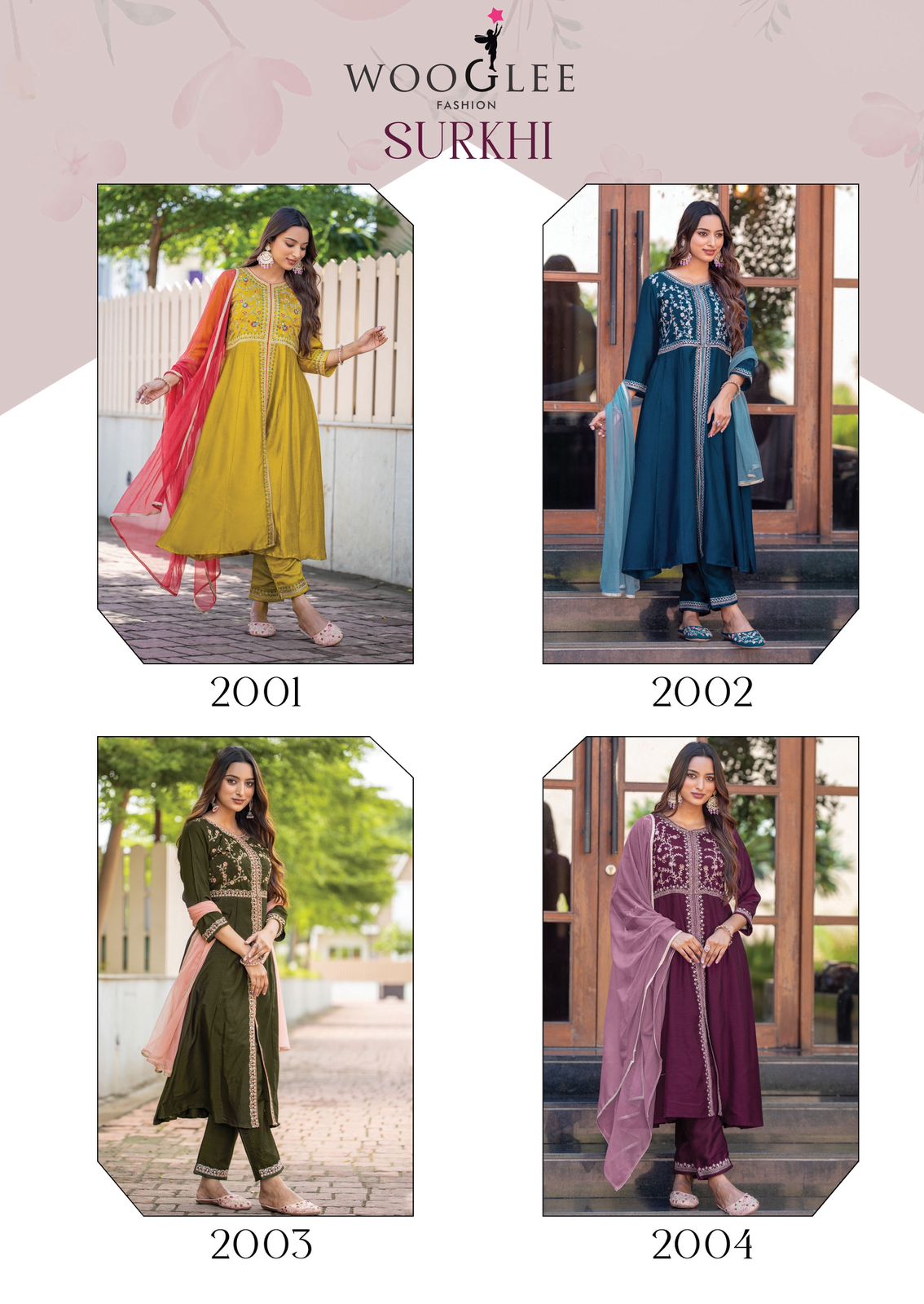 Surkhi Wooglee Vichitra Readymade Pant Style Suits Wholesale Price ...