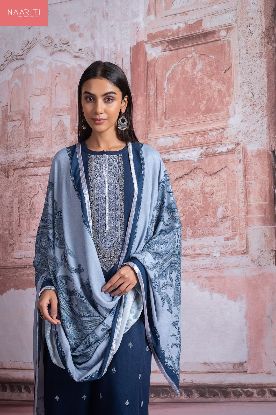 Tazir Naariti Pashmina Suits Wholesale – Kavya Style Plus