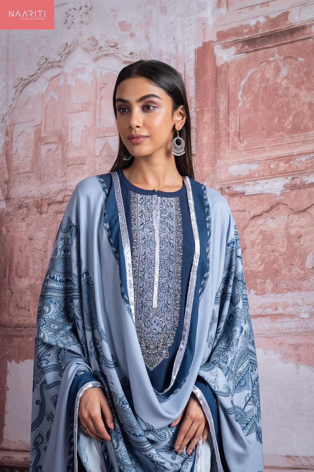 Tazir Naariti Pashmina Suits Wholesale – Kavya Style Plus