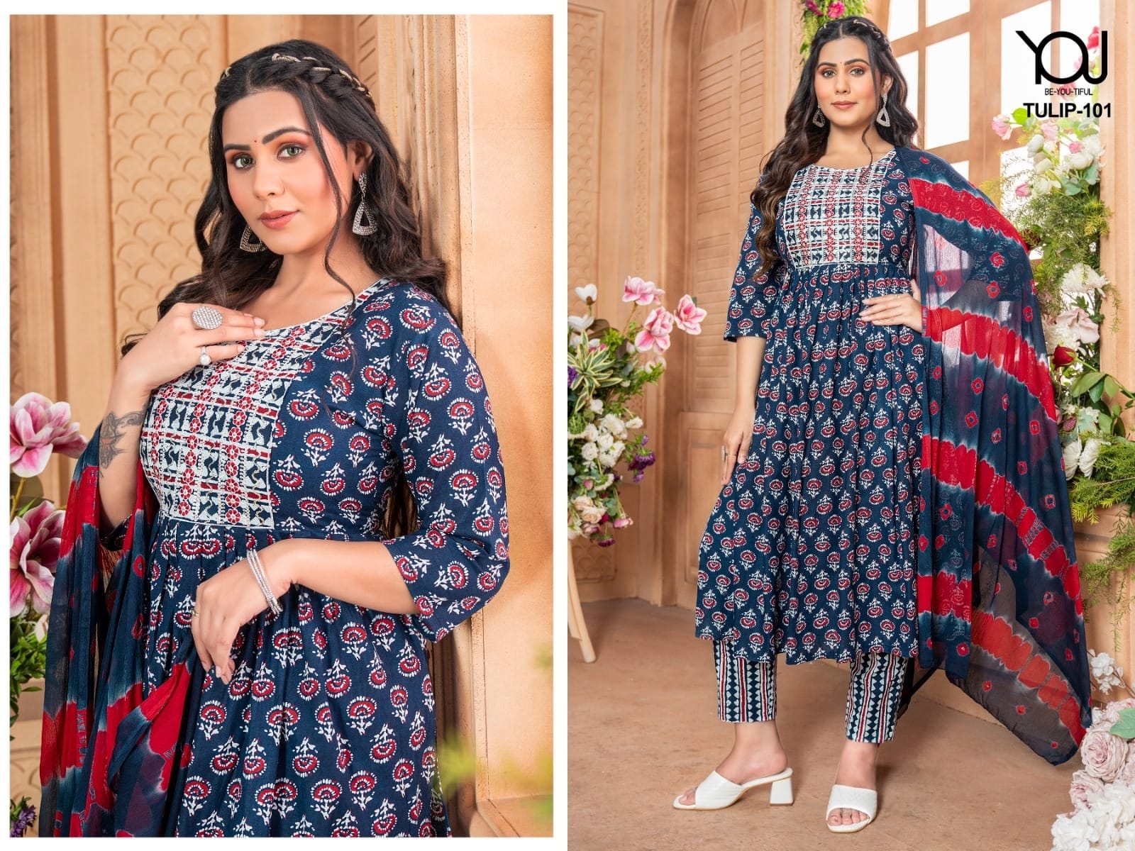 Tulip 101 You Heavy Cotton Readymade Pant Style Suits – Kavya Style Plus