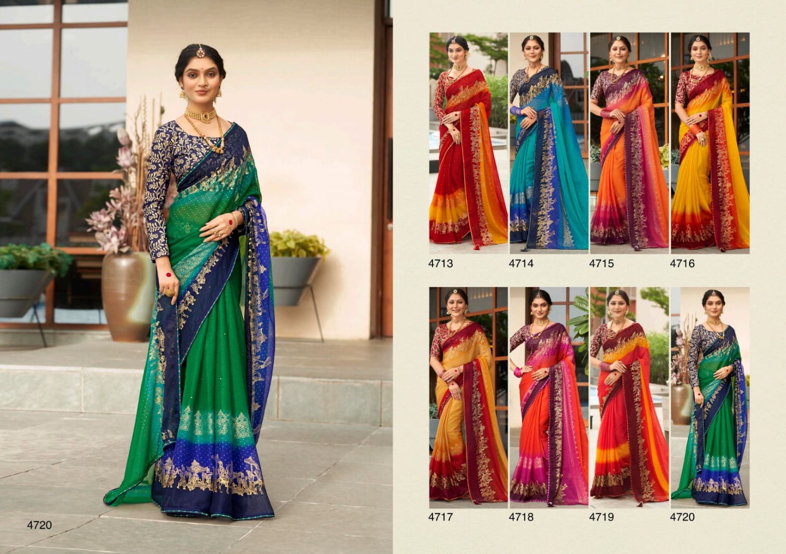 Varuni 5D Designer Chiffon Sarees – Kavya Style Plus