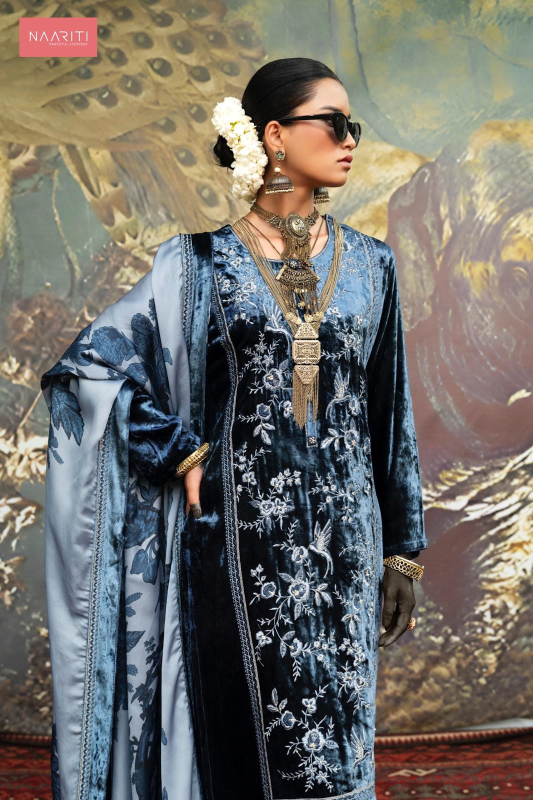 Velvora Naariti Velvet Suits Manufacturer Gujarat – Kavya Style Plus