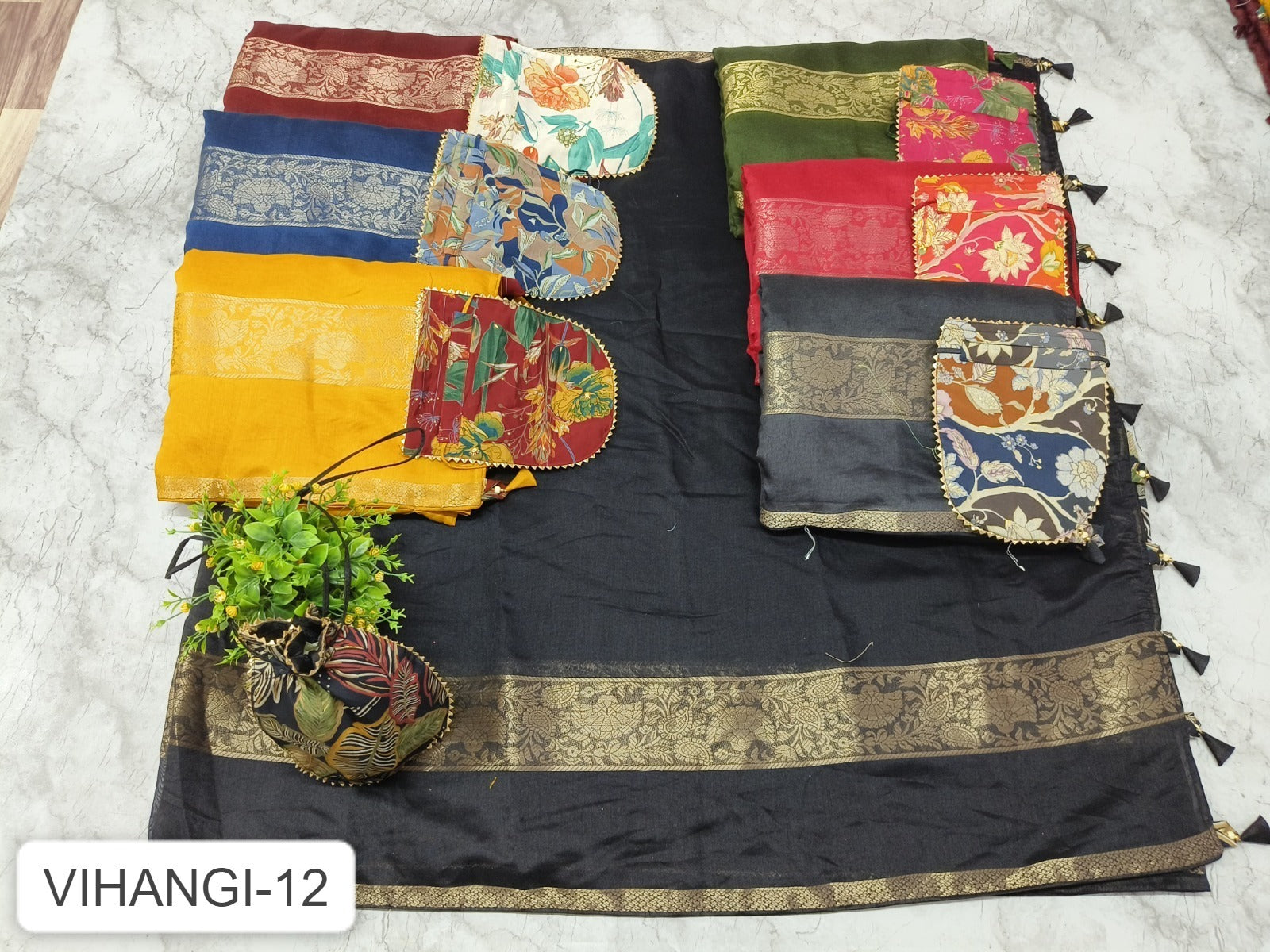 Vihangi-12 Kalpveli Soft Cotton Sarees – Kavya Style Plus