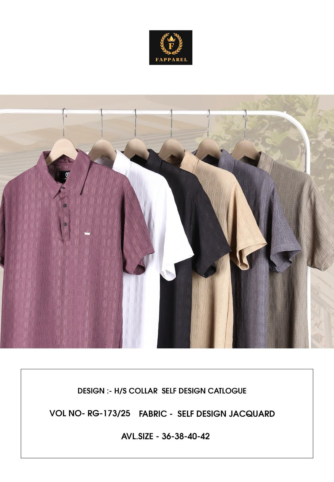 Vol No Rg 173-25 Fapparel Jacquard Mens Tshirts Exporter India – Kavya ...