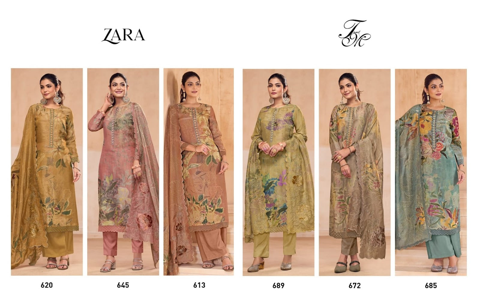 Zara Tm Simmer Tissue Pant Style Suits Wholesale Rate – Kavya Style Plus