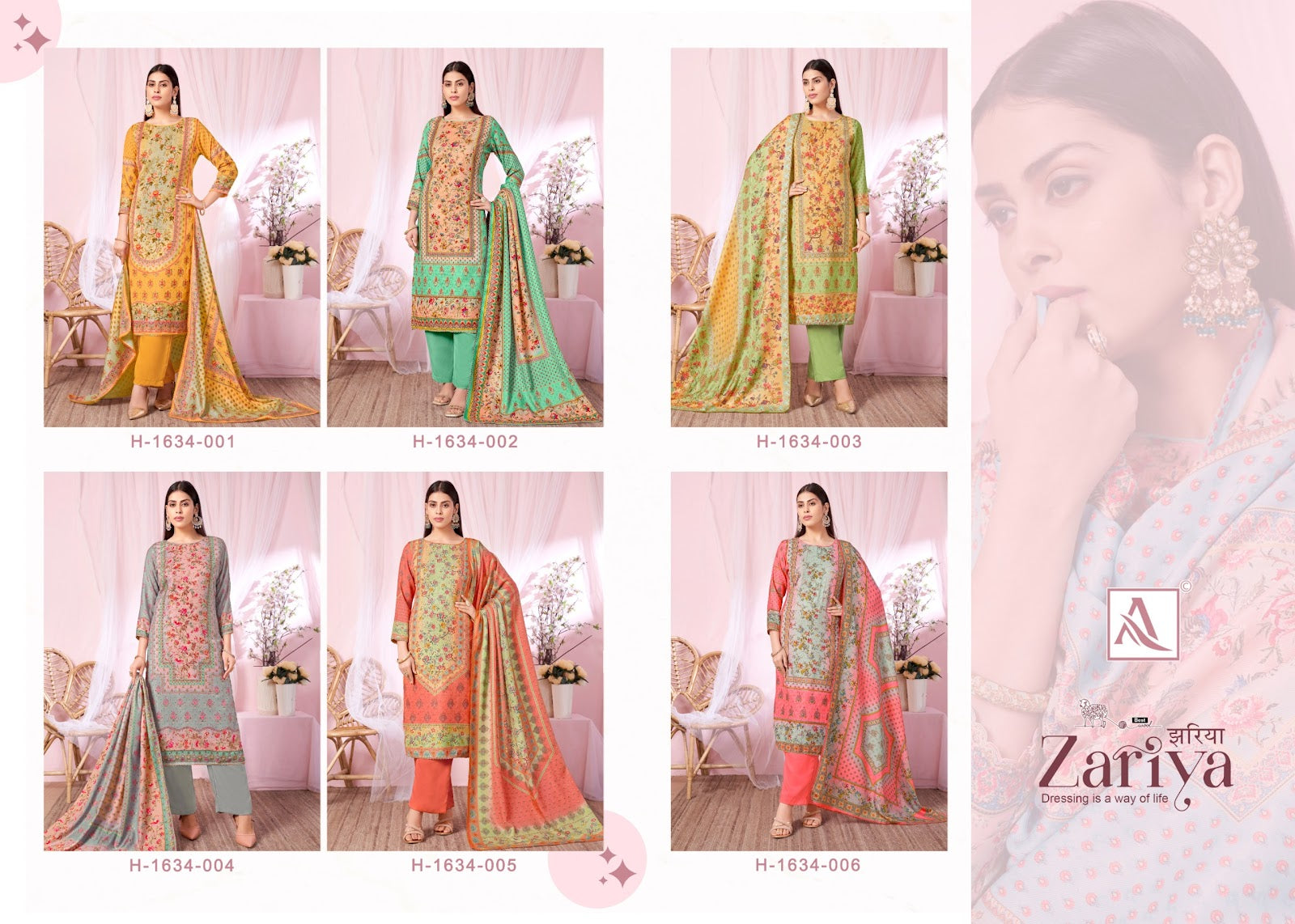 Zariya Alok Pashmina Suits Exporter Gujarat – Kavya Style Plus