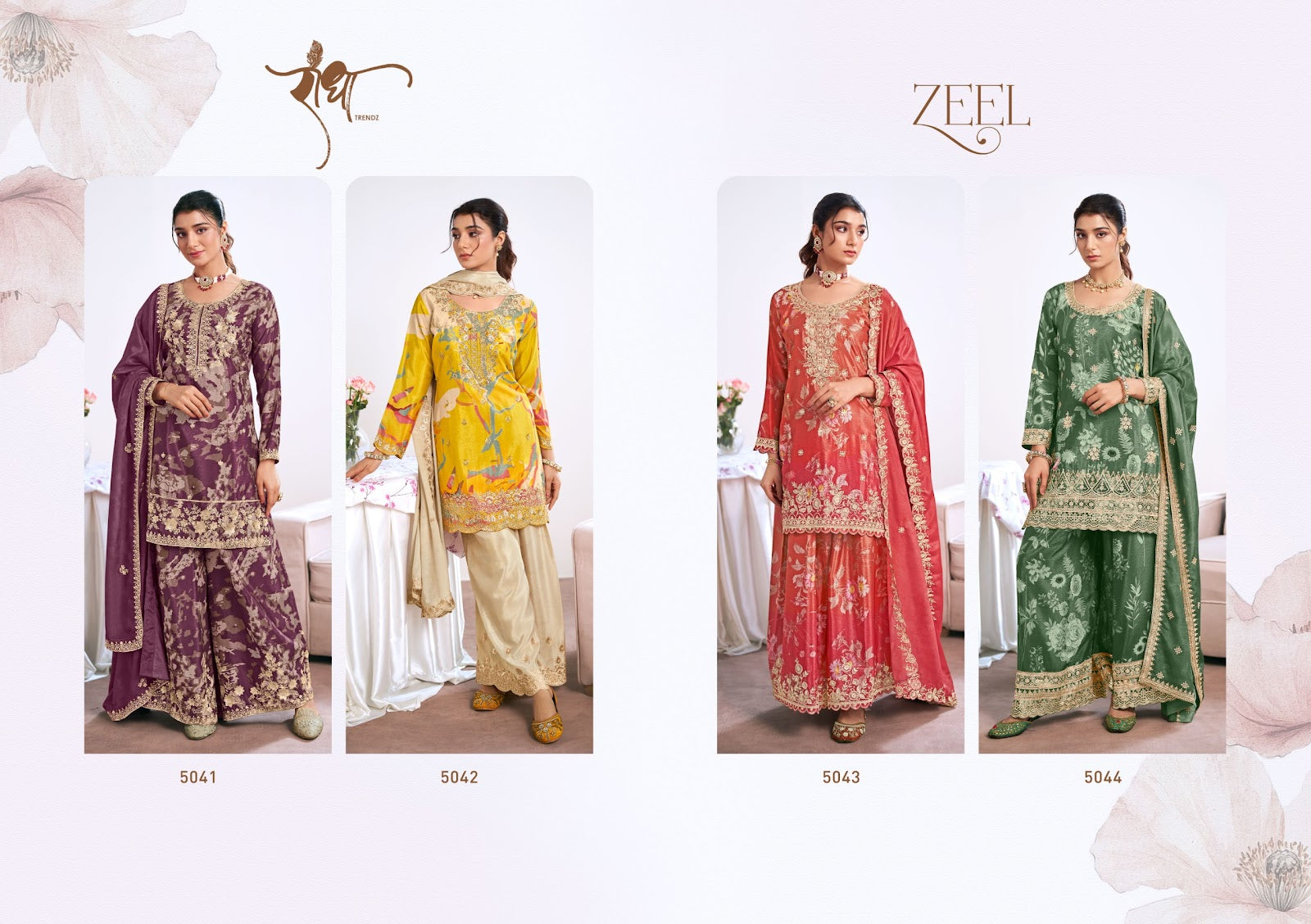 Zeel Radha Trendz Premium Readymade Plazzo Style Suits Supplier ...