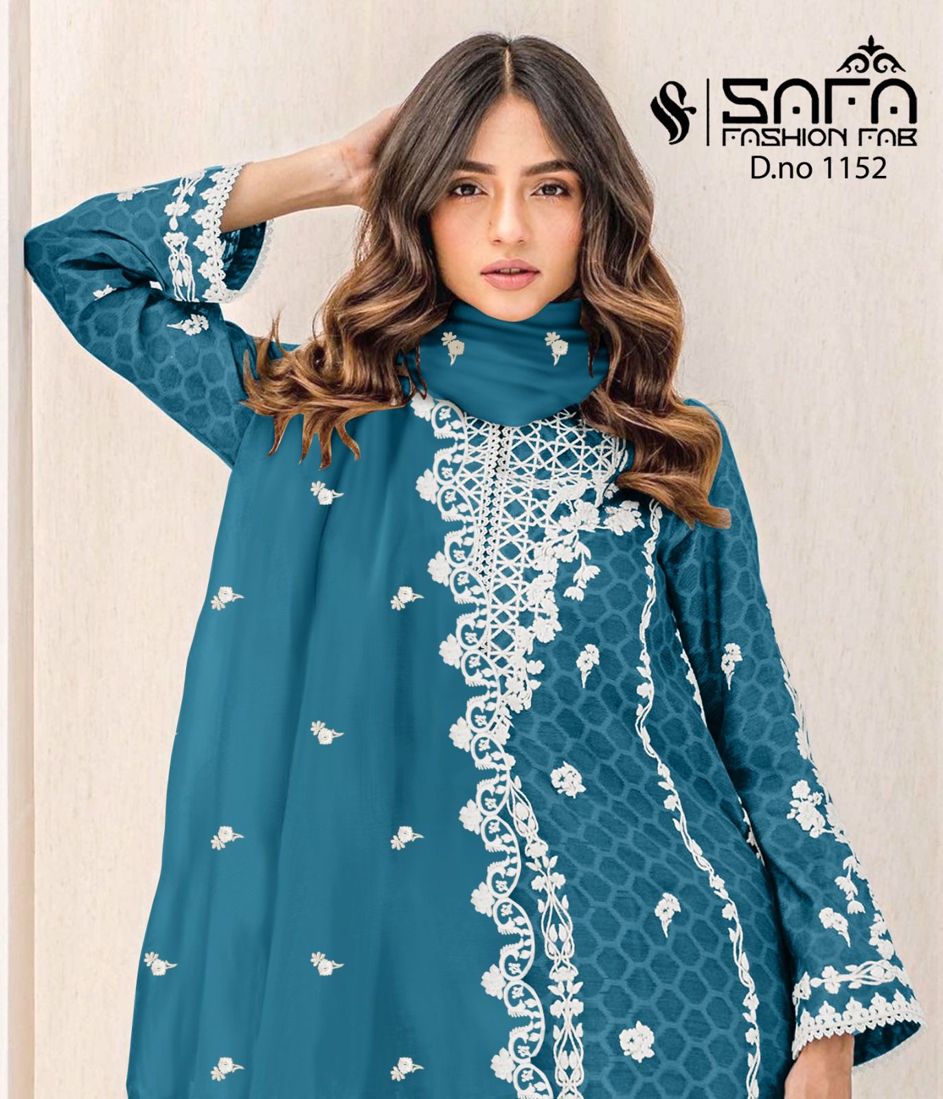 1152 Colors Safa Fashion Fab Georgette Pakistani Readymade Suits ...