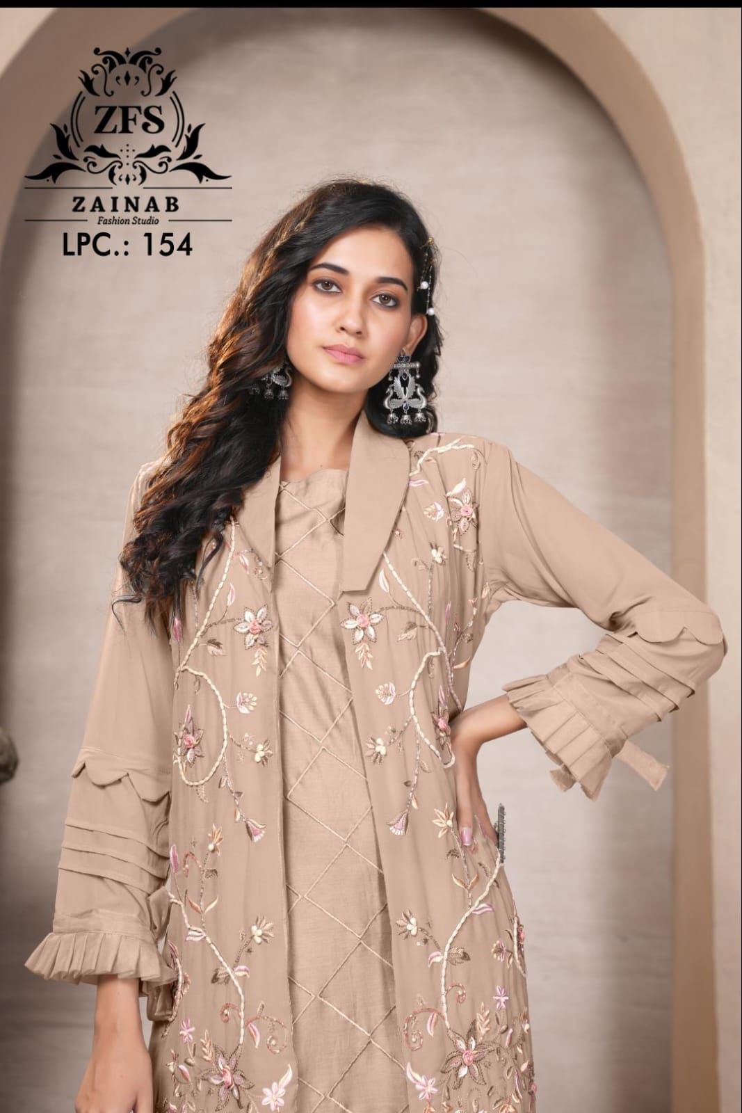 154 Zainab Fashion Studio Jaam Pakistani Readymade Suits – Kavya Style Plus