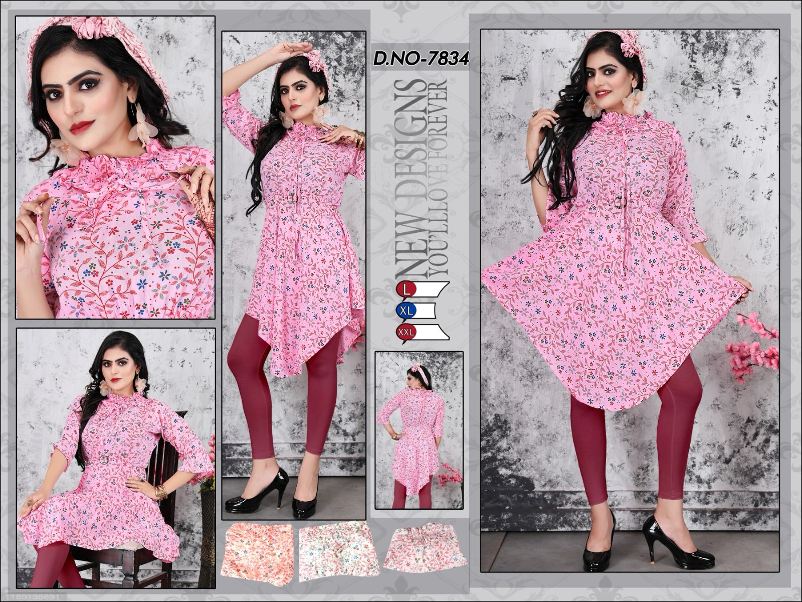7834 Mmc Bombay Designer Long Top – Kavya Style Plus