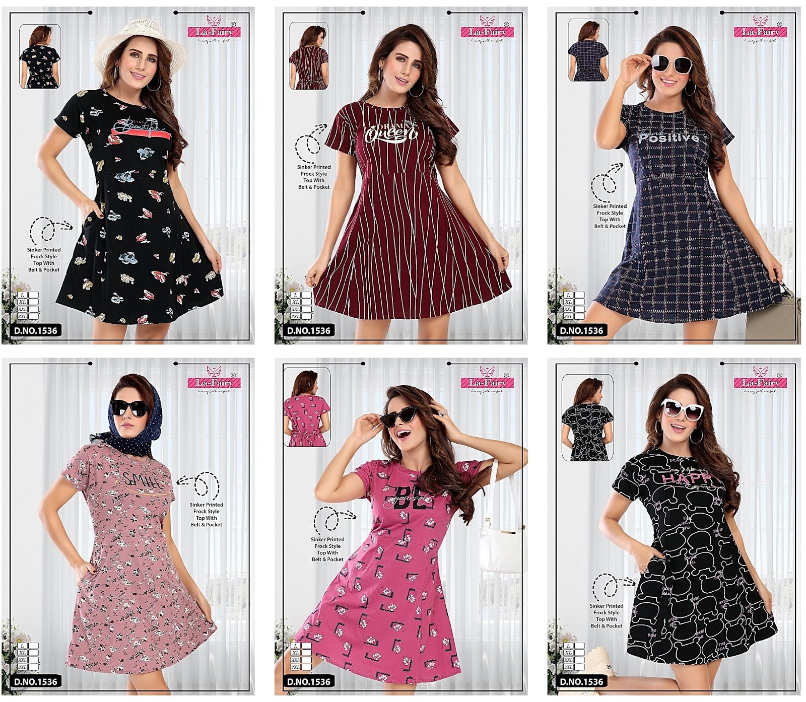 1536 La Fairy Sinker Designer Long Top – Kavya Style Plus