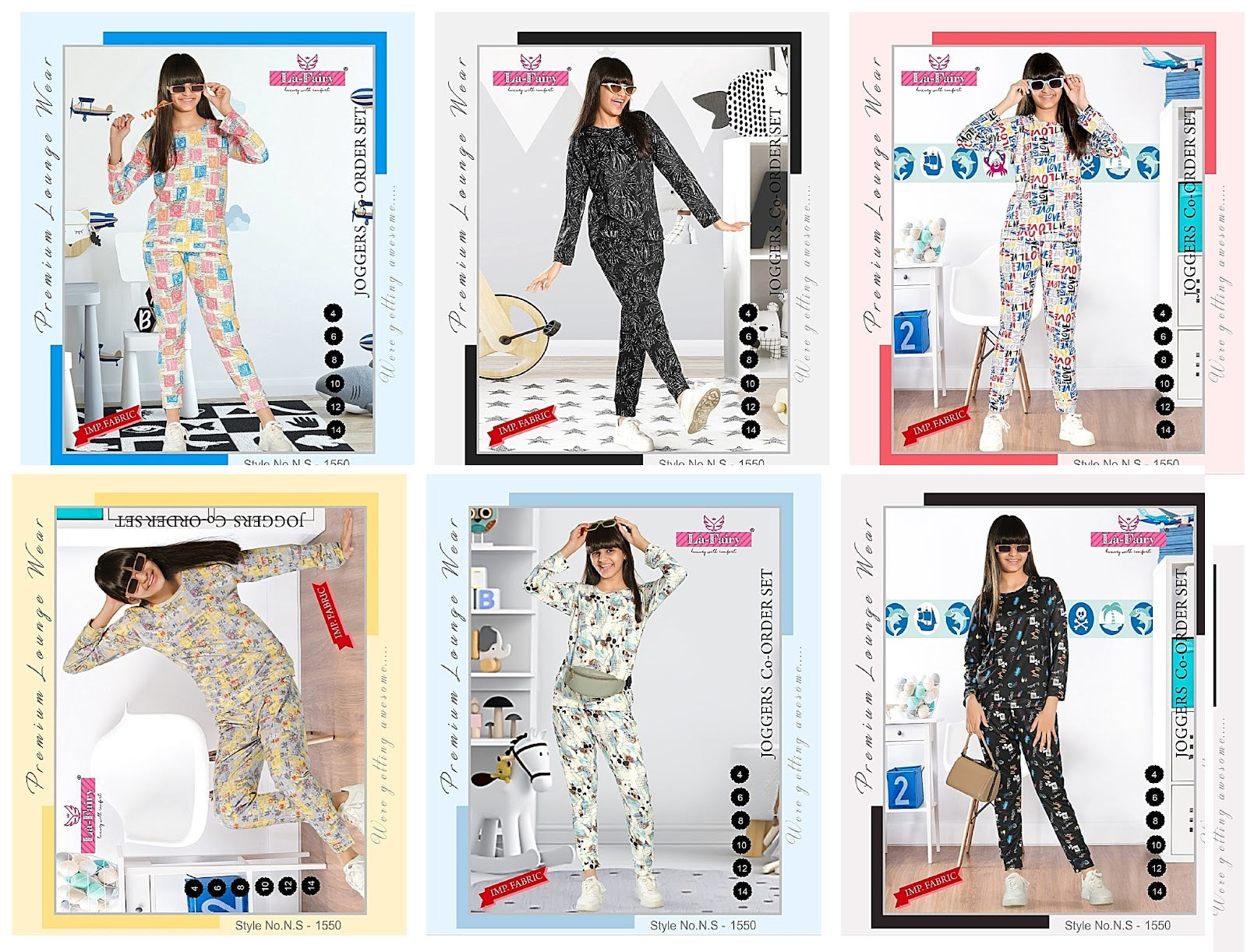 1550 La Fairy Imported Girls Co Ord Set – Kavya Style Plus