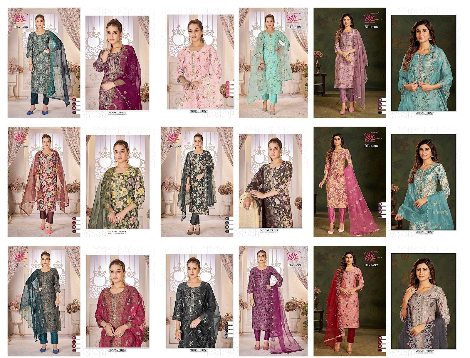 Modal Print Women Ethnics Readymade Pant Style Suits – Kavya Style Plus