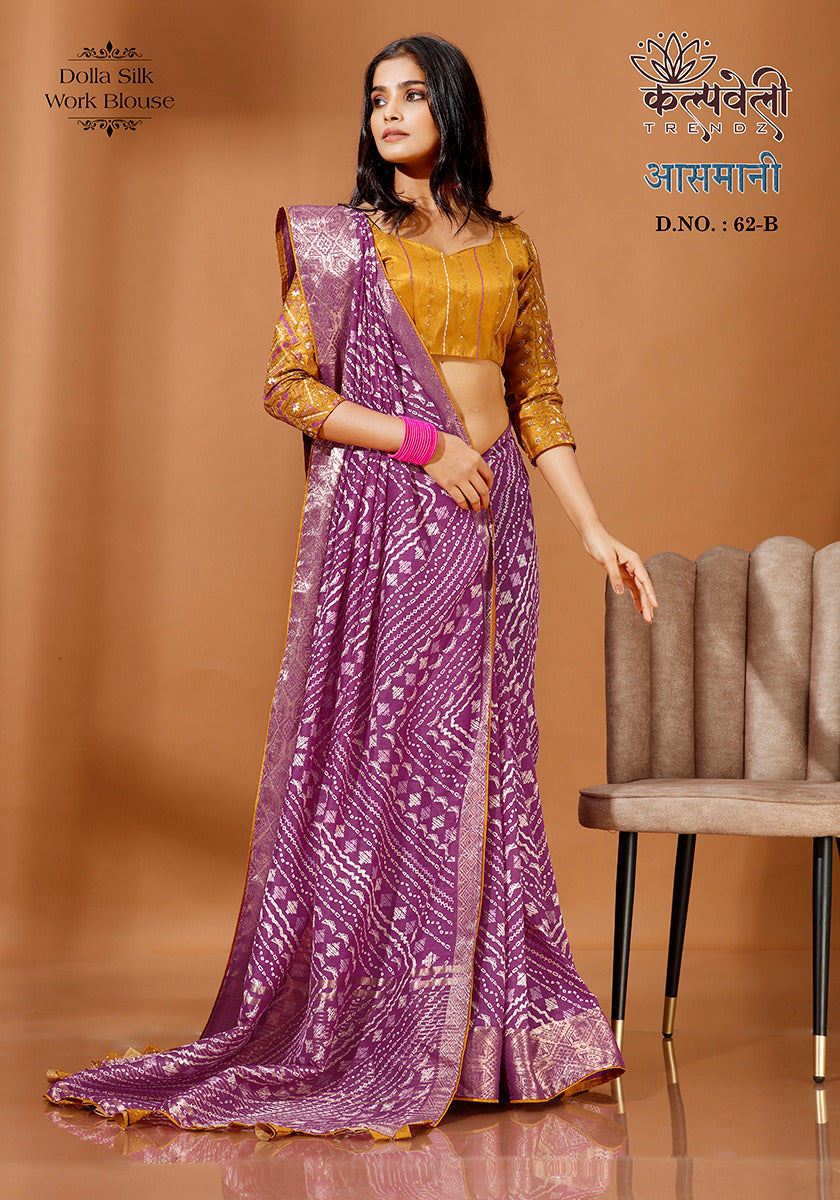 Aasmani 62 Kalpveli Silk Sarees – Kavya Style Plus