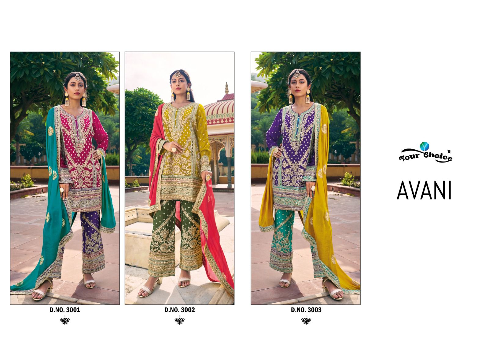 Avani Your Choice Chinon Pakistani Readymade Suits – Kavya Style Plus