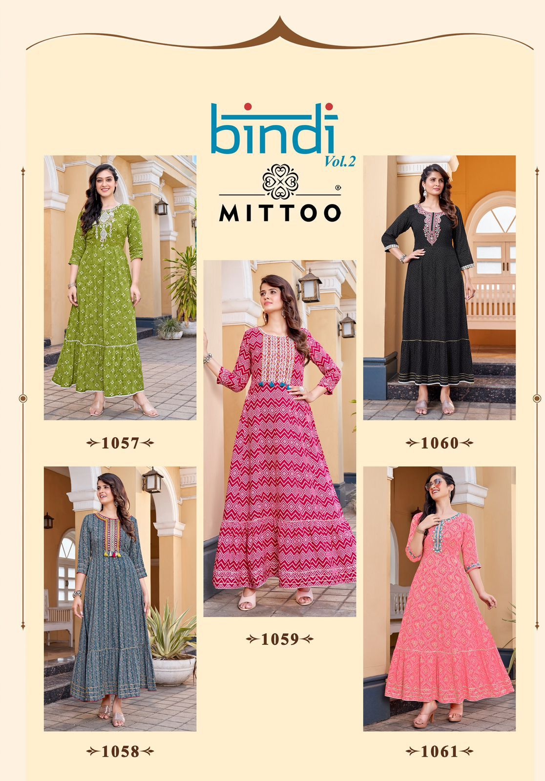 Bindi Vol 2 Mittoo Rayon One Piece – Kavya Style Plus