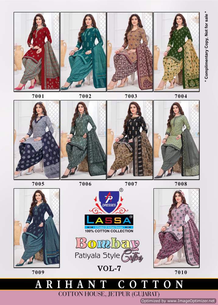 Bombay Cotton Vol 7 Ap Dresses Patiyala Style Suits – Kavya Style Plus