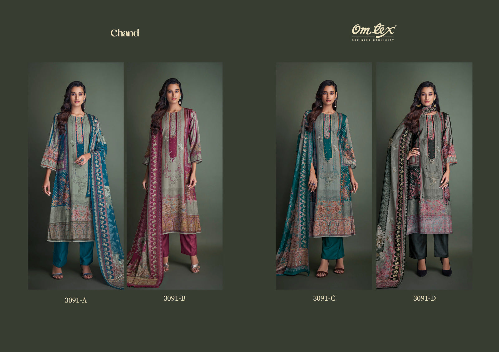Chand Omtex Pashmina Suits – Kavya Style Plus