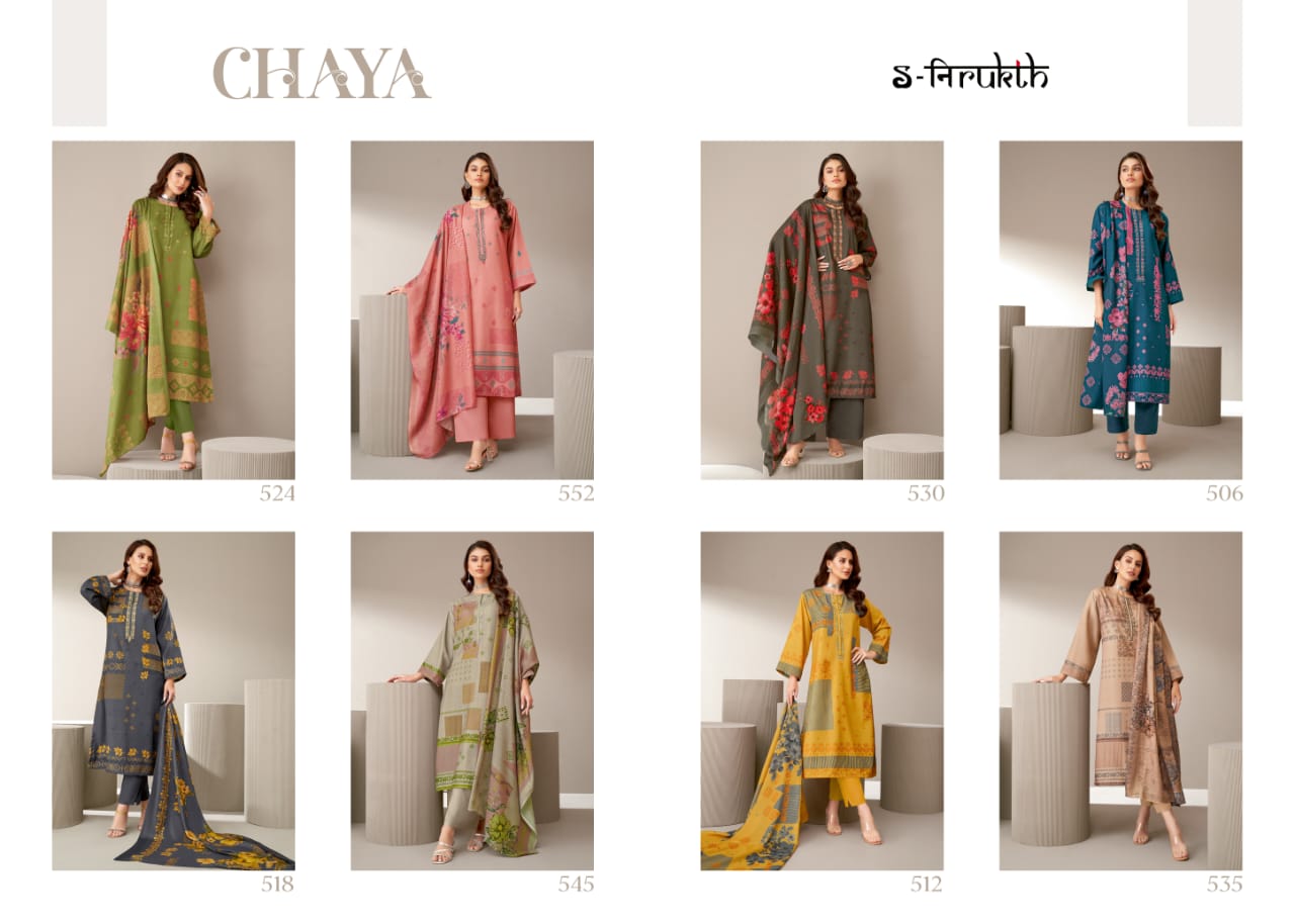 Chaya S Nirukth Pashmina Suits – Kavya Style Plus