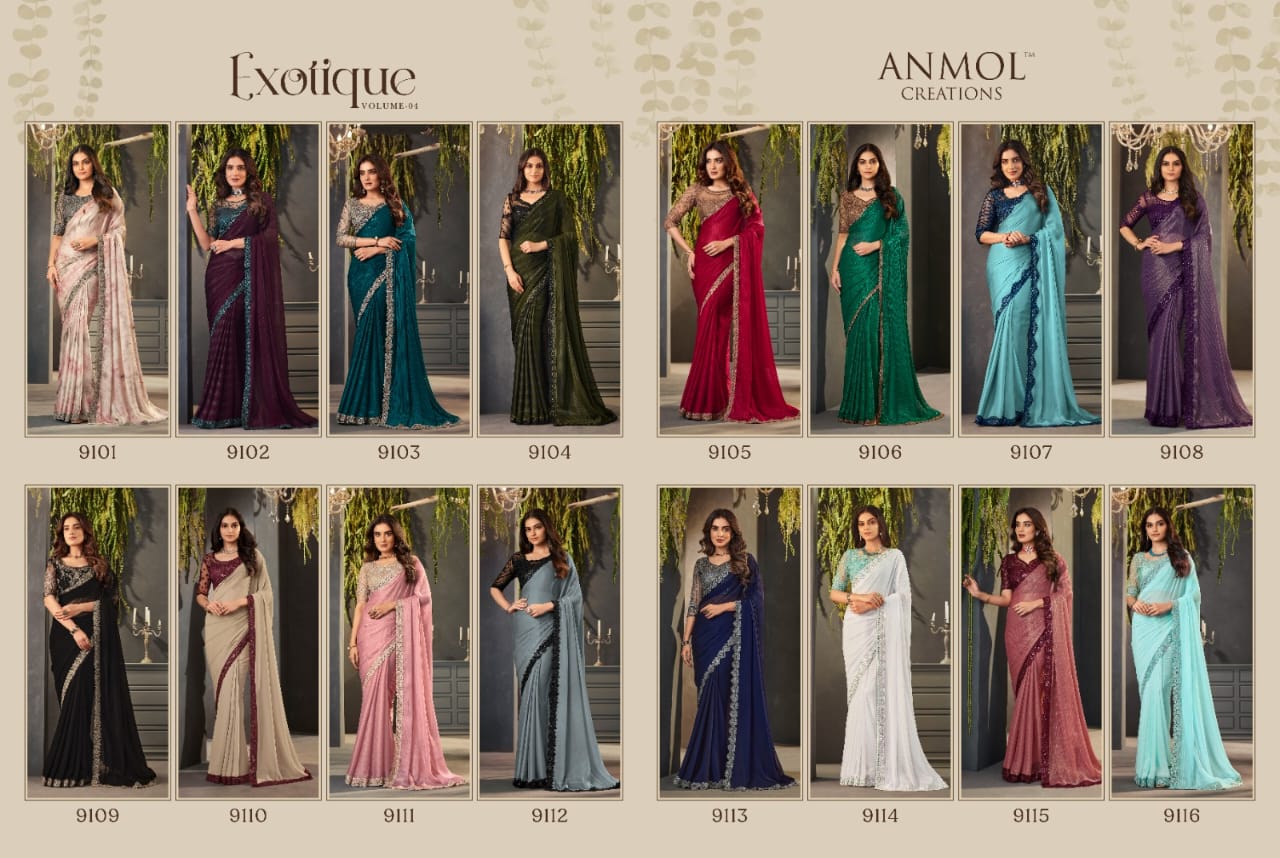 Exotique Vol 4 Anmol Creations Sarees – Kavya Style Plus