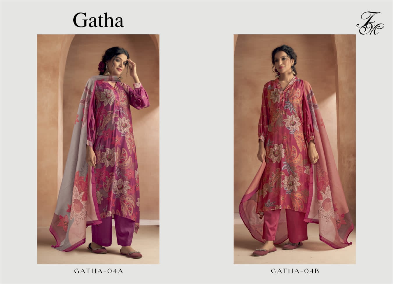 Gatha-04 Tm Muslin Pant Style Suits – Kavya Style Plus