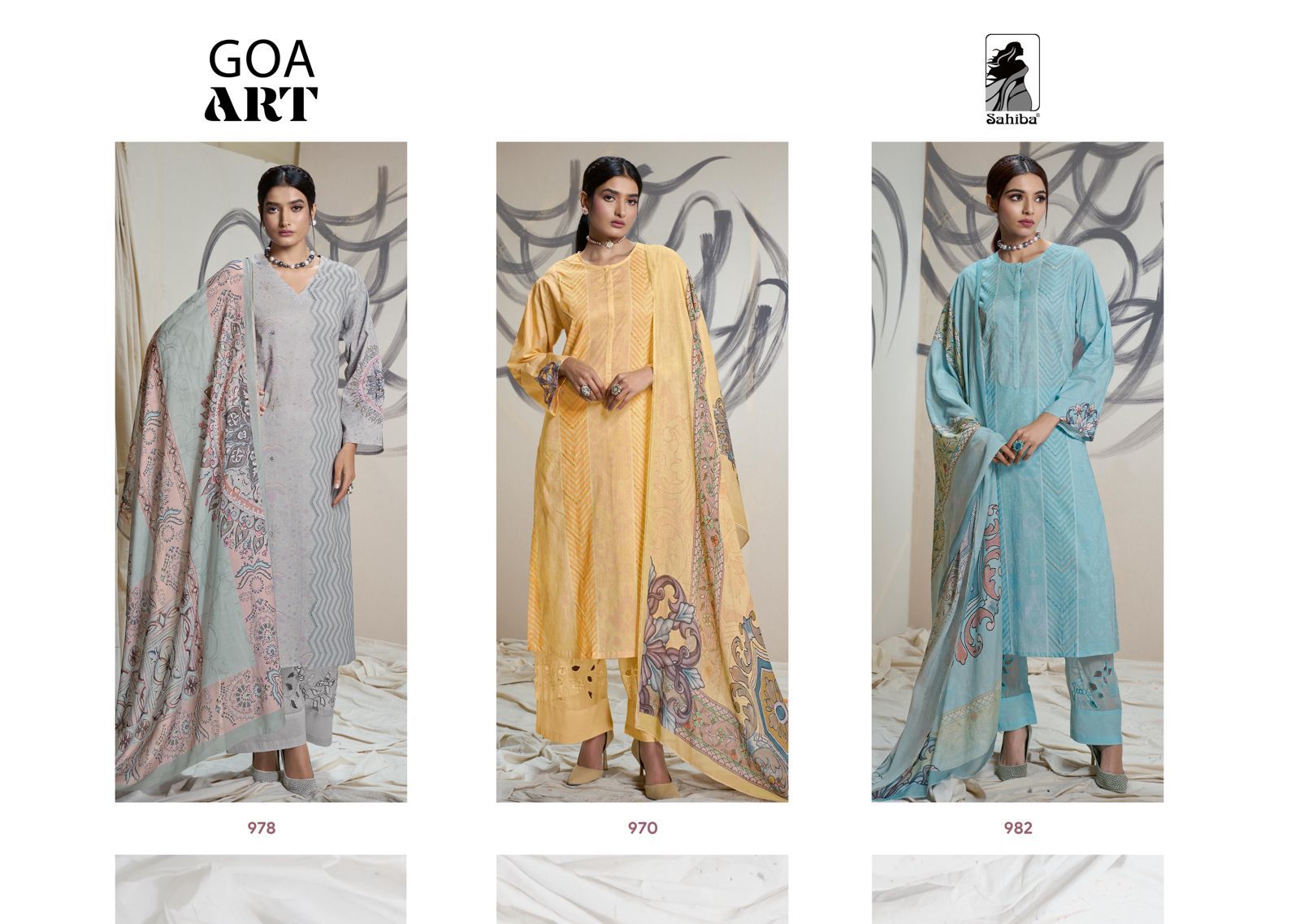 Goa Art Sahiba Cotton Pant Style Suits – Kavya Style Plus