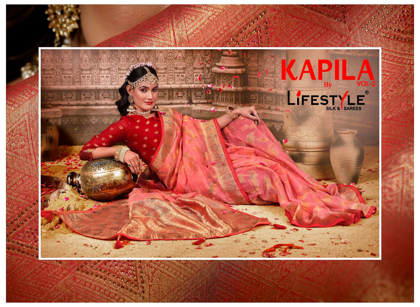 Kapila Vol 2 Lifestyle Nylon Sarees – Kavya Style Plus