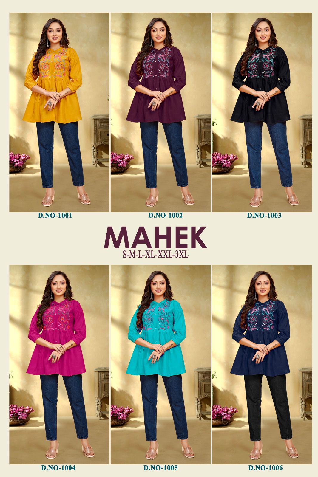 Mahek Mf Rayon Stylish Tops – Kavya Style Plus