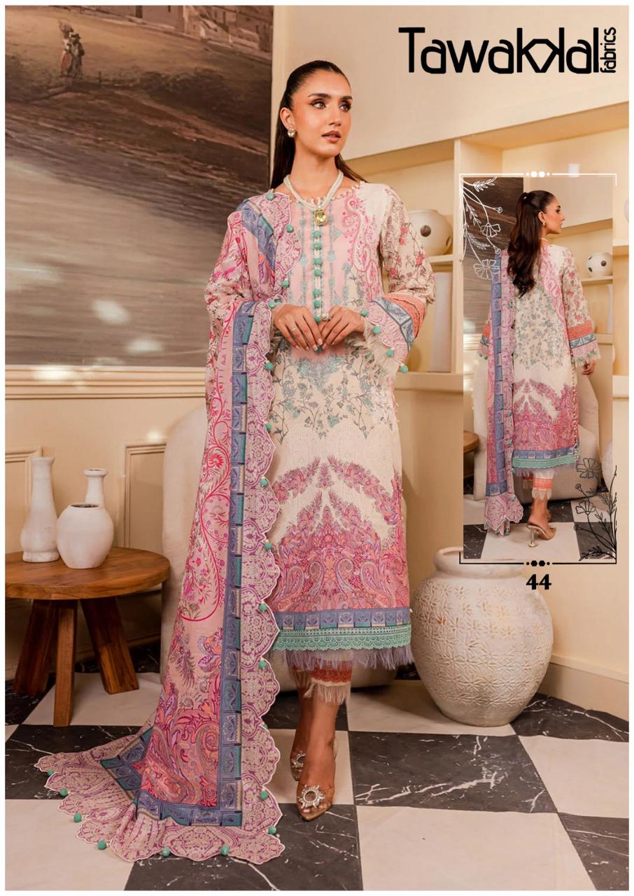 Mehroz Luxury Cotton Collection Vol 5 Tawakkal Fabrics Karachi Salwar ...