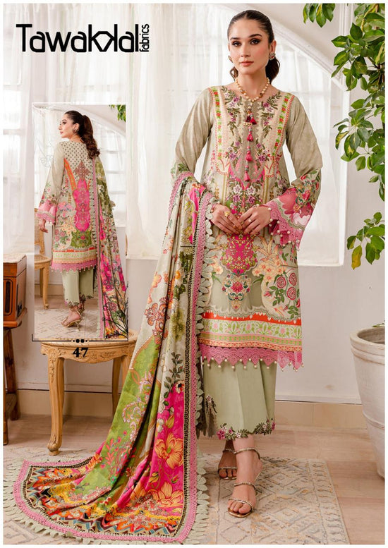Mehroz Luxury Cotton Collection Vol 5 Tawakkal Fabrics Karachi Salwar ...