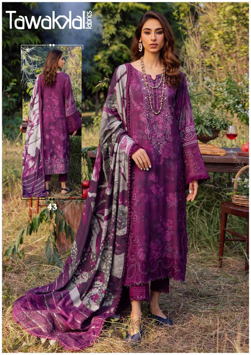 Mehroz Luxury Cotton Collection Vol 5 Tawakkal Fabrics Karachi Salwar ...