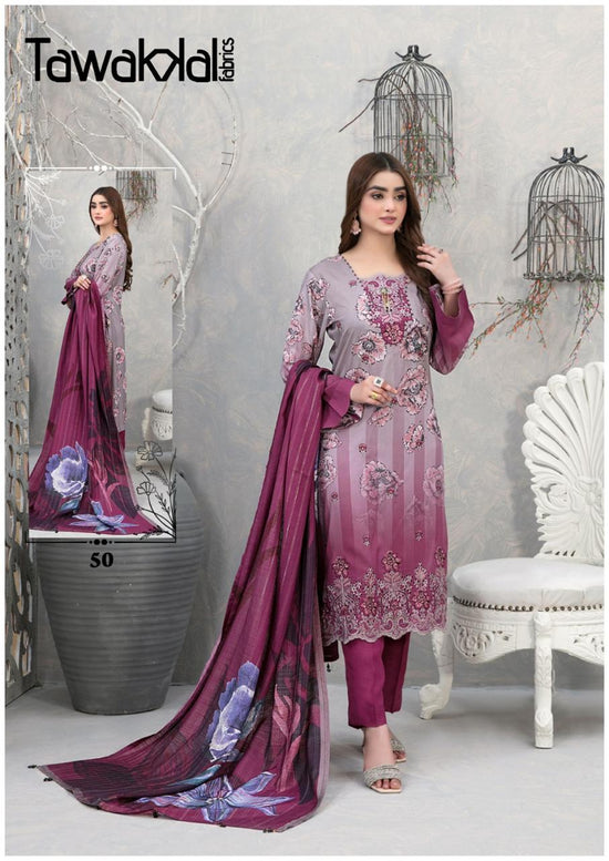 Mehroz Luxury Cotton Collection Vol 5 Tawakkal Fabrics Karachi Salwar ...