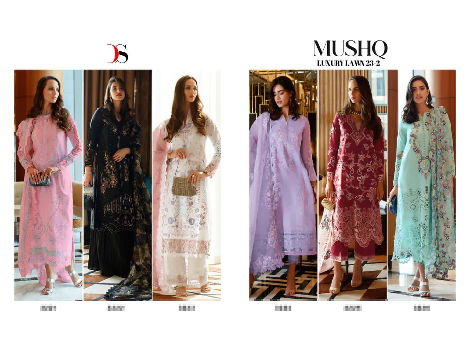 Mushq-2 Deepsy Cotton Pakistani Readymade Suits – Kavya Style Plus