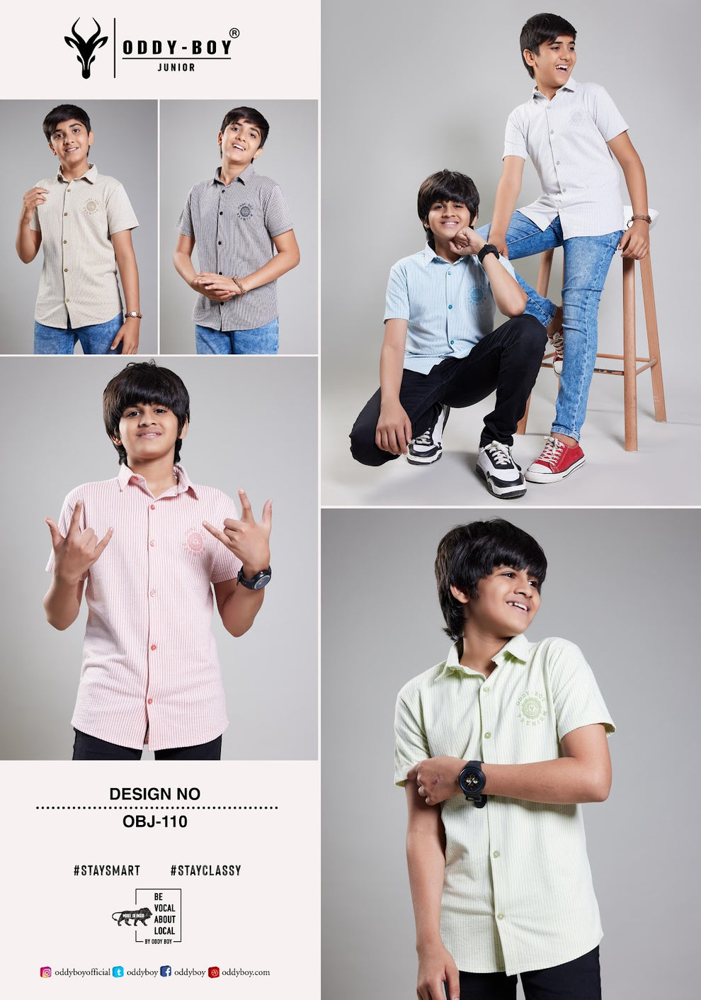 Obj-110-A Oddy Boy Knit Boys Shirt – Kavya Style Plus