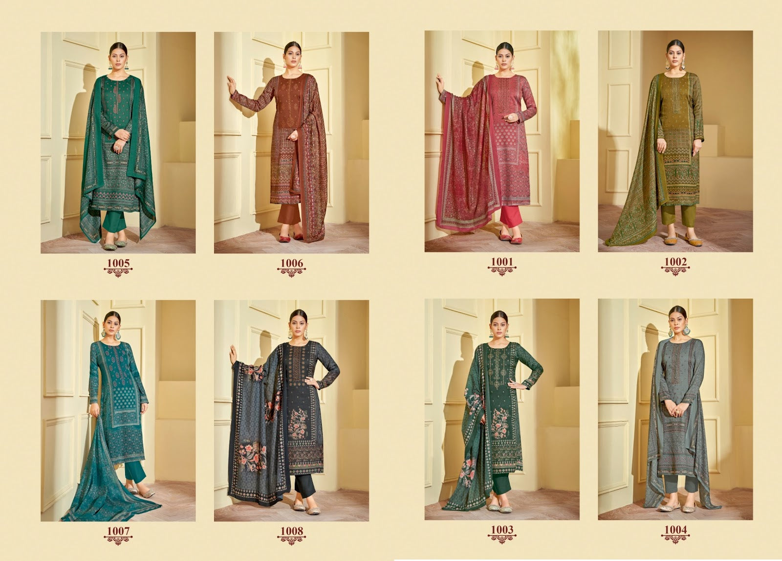 Preet Vol 1 Suryajyoti Jaam Satin Pant Style Suits – Kavya Style Plus