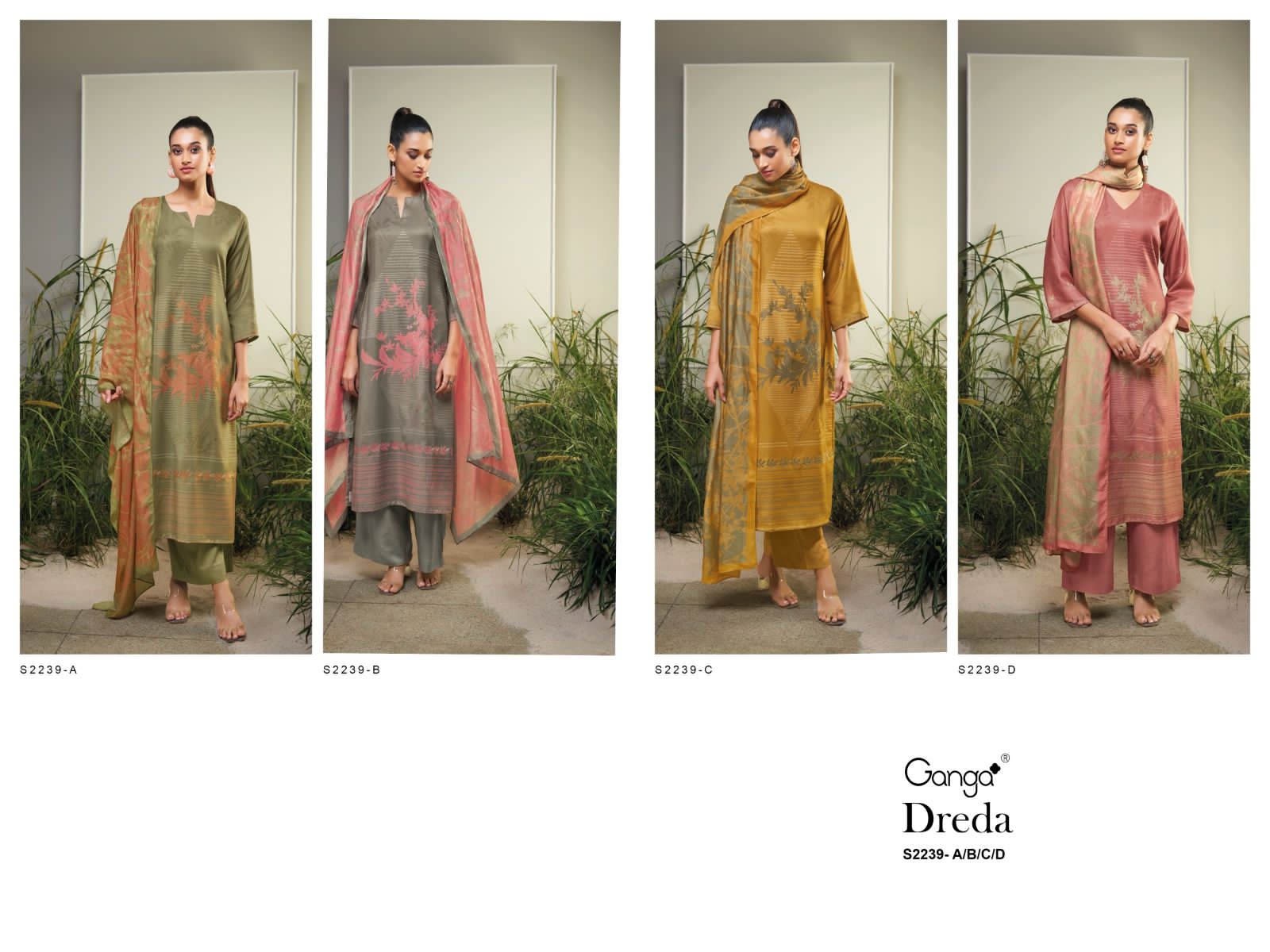 S2239-Abcd Dreda Ganga Pashmina Suits – Kavya Style Plus