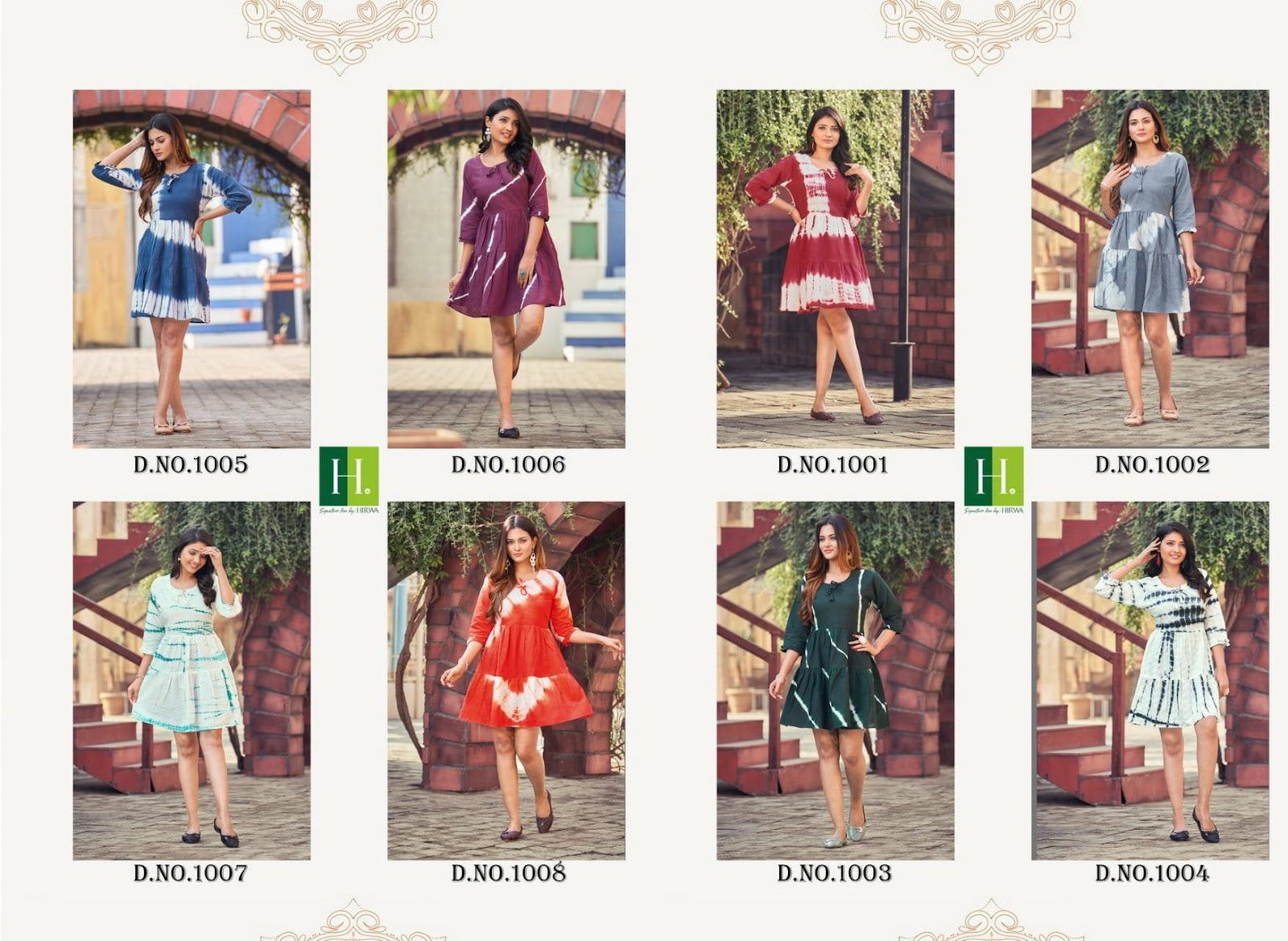 Shirley H Dot Cotton Designer Long Top – Kavya Style Plus
