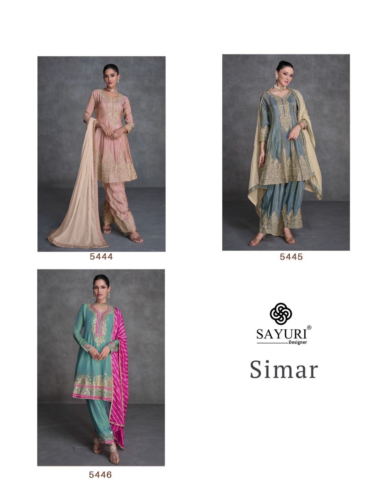 Simar Sayuri Organza Silk Readymade Pant Style Suits – Kavya Style Plus