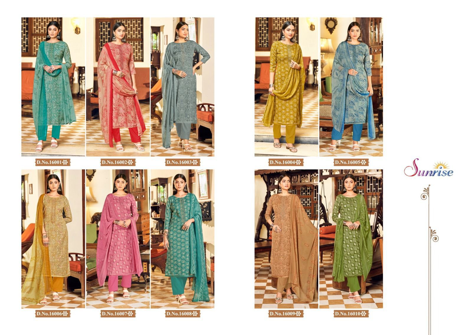 Soni Kudi Vol 16 Sunrise Slub Cotton Pant Style Suits – Kavya Style Plus