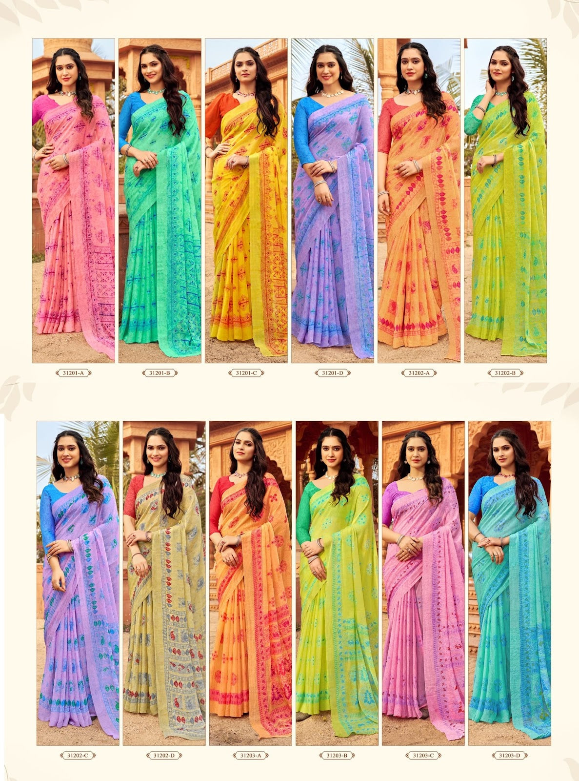 Star Chiffon 151 Ruchi Sarees – Kavya Style Plus